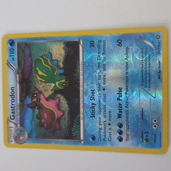 Pokemon | Toys | Pokemon Gastrodon Card With Yellow Border | Poshmark